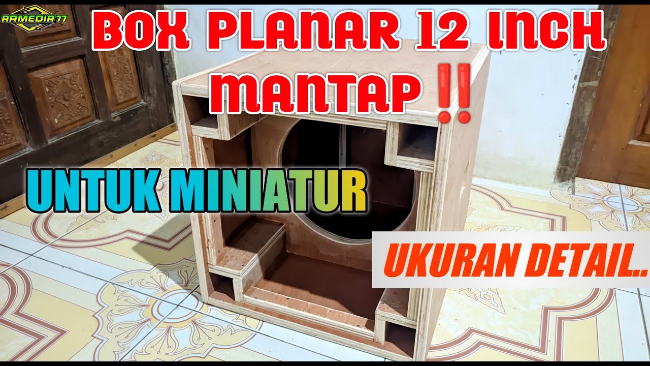 Ukuran Box Speaker Subwoofer 12 inch Ukuran Box Planar Skema Box Planar ...