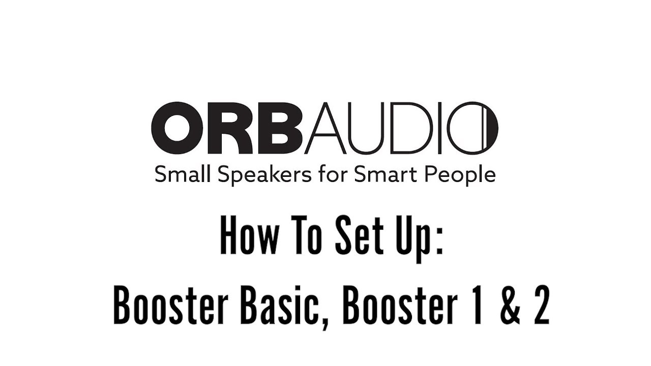 How To Set Up: Booster Basic, Booster 1 & 2 - YouTube