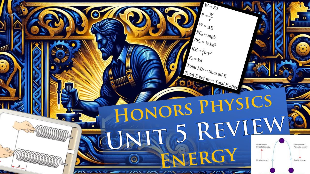 Honors Physics Unit 5 Review 2025 - Energy - YouTube
