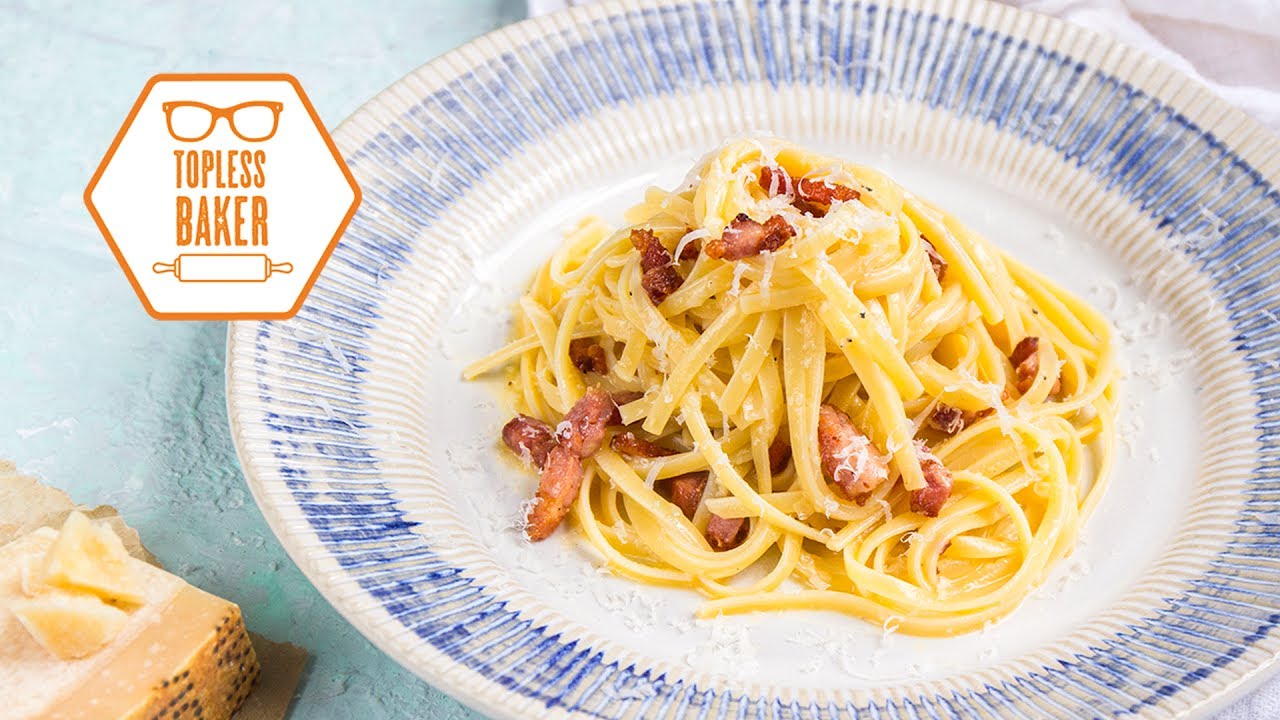 Smoked Spaghetti Carbonara Topless Baker Youtube