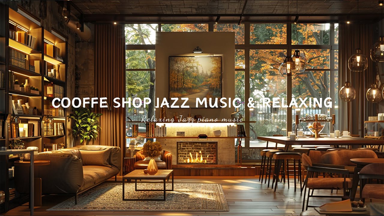 Smooth Piano Jazz Music in Cozy Coffee Shop ☕Smooth Jazz Relaxing Music ...