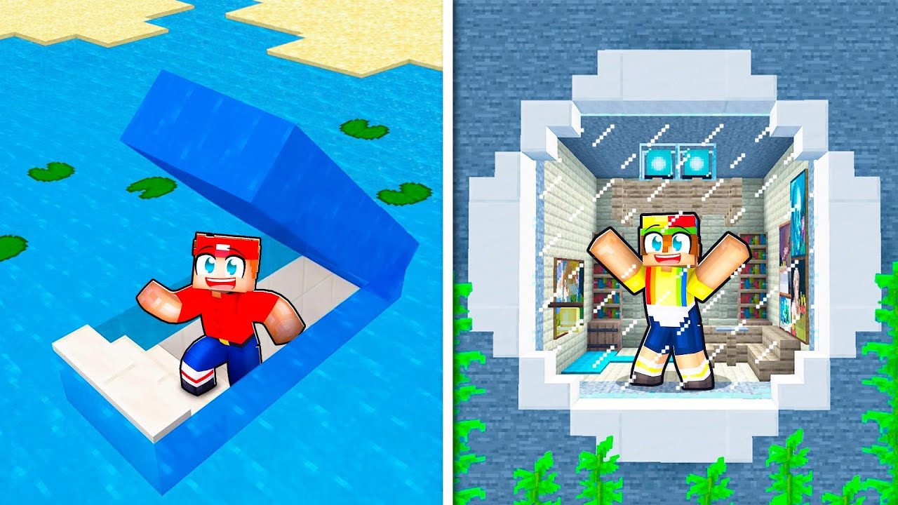 How To Build A Modern Underwater Secret Base in Minecraft! - YouTube