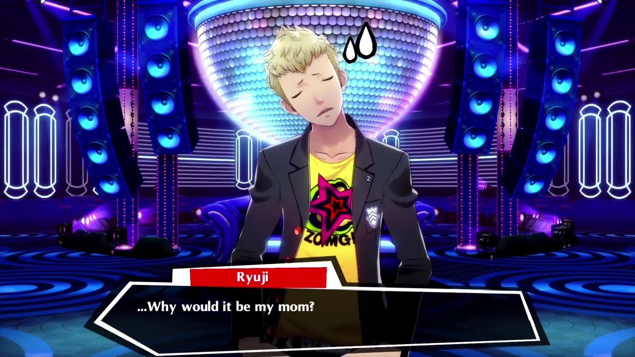 [5] Ryuji's Mom | Persona 5: Dancing in Starlight | PS4 - YouTube