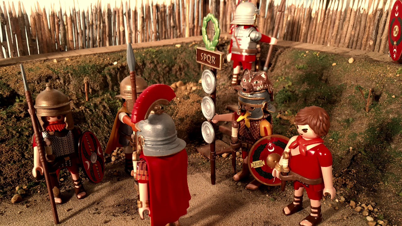 A Playmobil Roman Frontier Fort Diorama - YouTube