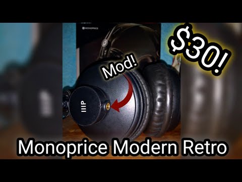 Monoprice Modern Retro (Mod) - CRAZY BUDGET HEADPHONES - Unboxing and ...
