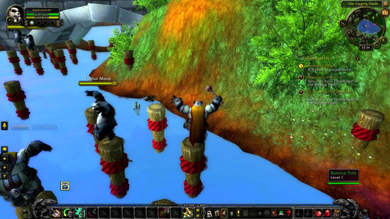 Mists of Pandaria Beta-Pandaren Monk-Part 4 - YouTube