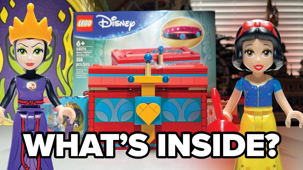 LEGO DISNEY 43276 Snow White's Jewelry Box - YouTube