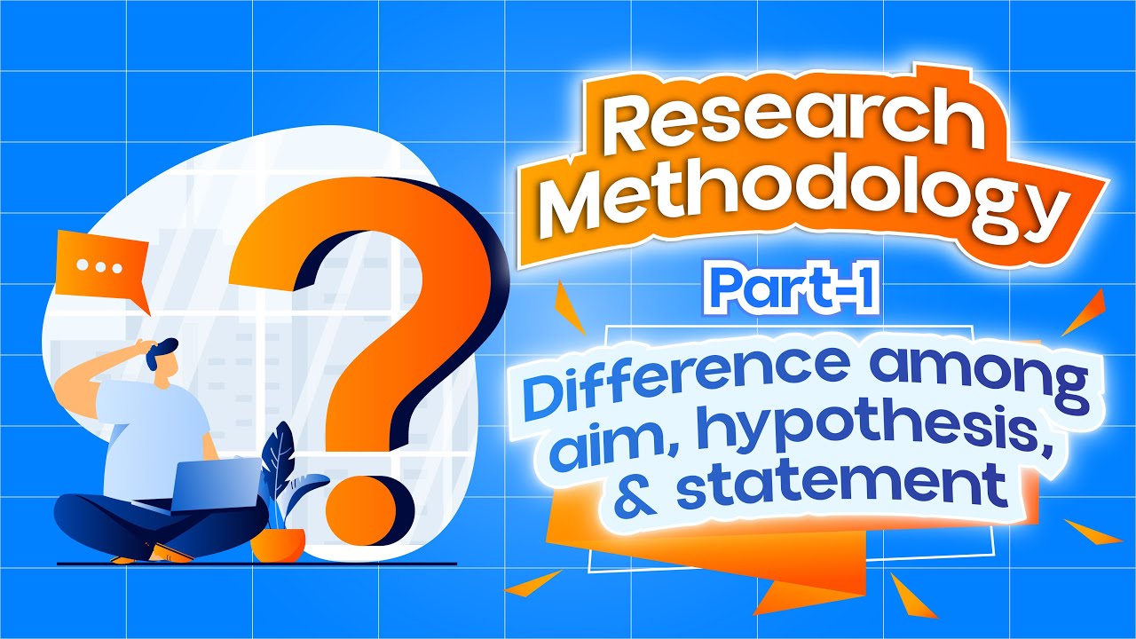 Research Methodology- Part-1: Difference among aim, hypothesis ...