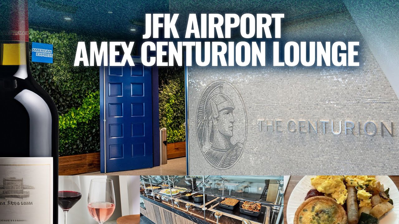 JFK Airport Amex Centurion Lounge | The BEST Lounge with a Secret ...