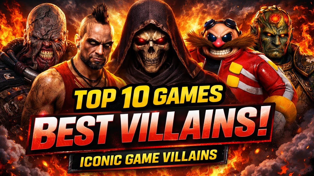 Top 10 Games with Best Villains | Iconic Game Villains - YouTube