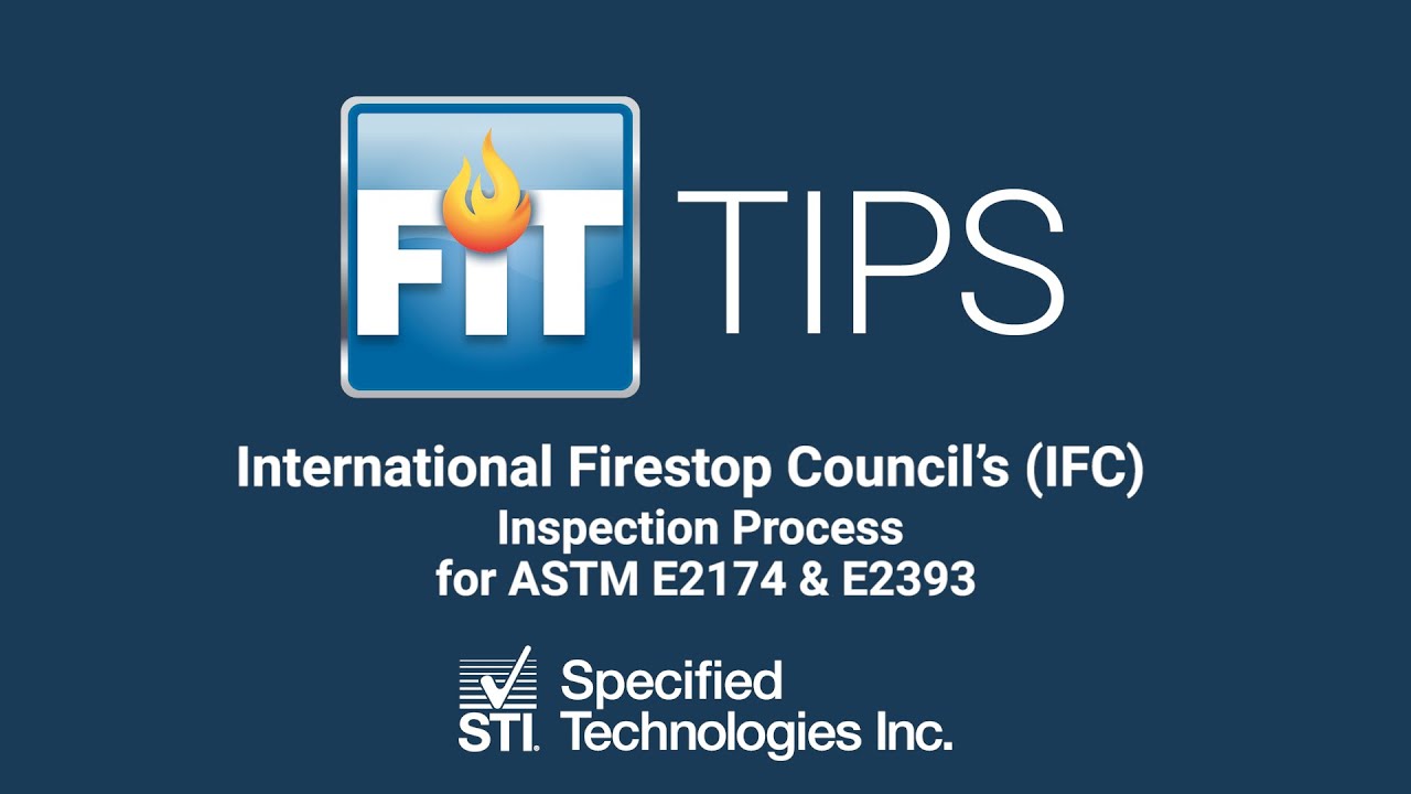 Firestop Special Inspections Series - Part2 - YouTube