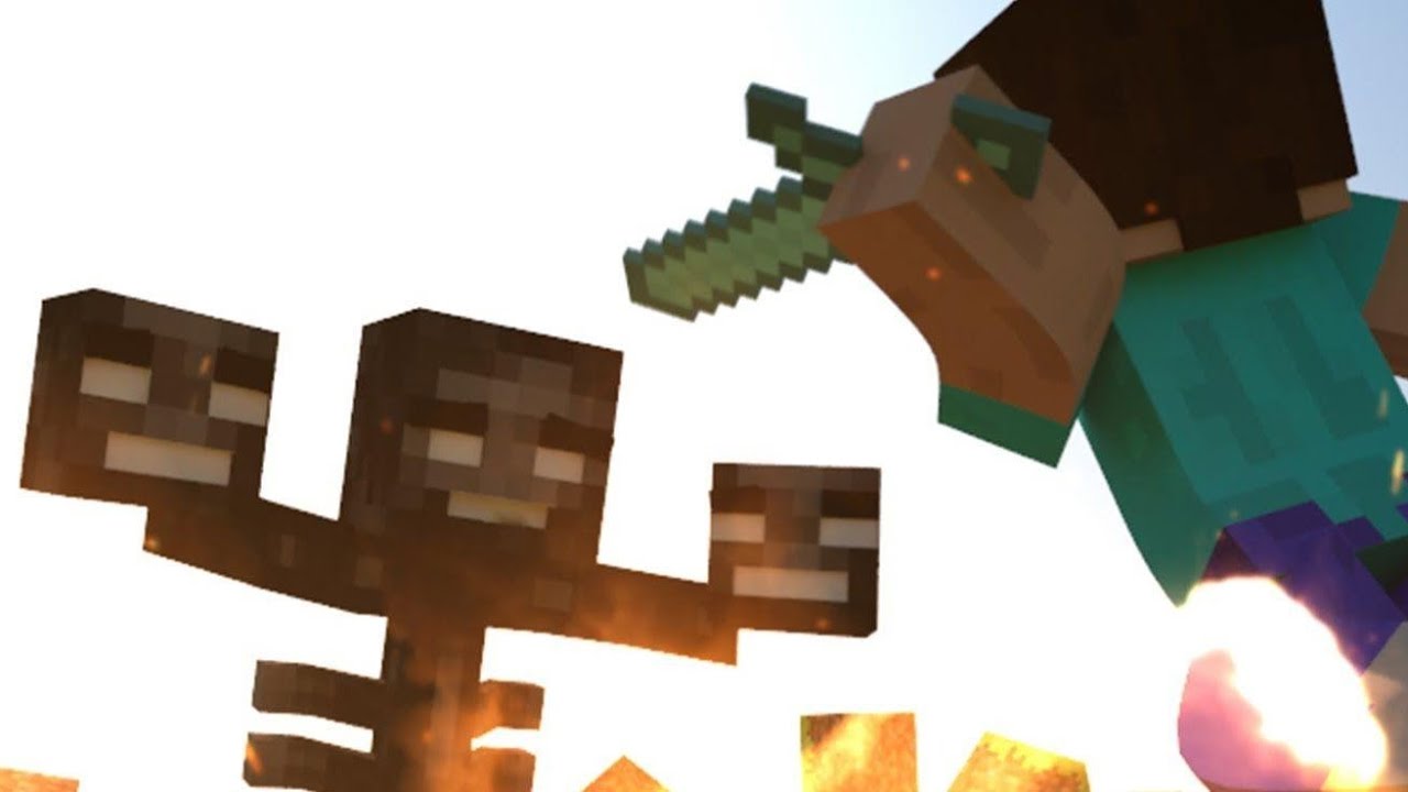 Minecraft Player VS Wither - YouTube