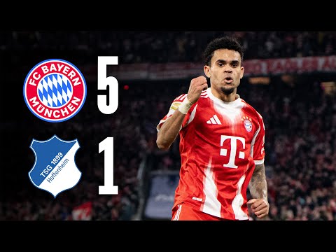 Big win and first Díaz Hat-trick for Bayern | FC Bayern - Hoffenheim | Highlights & Interviews