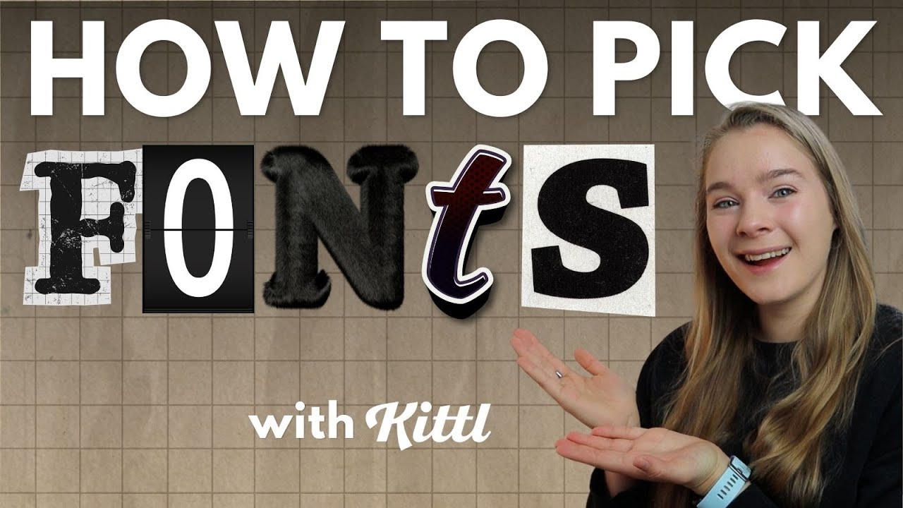 HOW GRAPHIC DESIGNERS CHOOSE FONTS | Typography Tips! Understanding ...