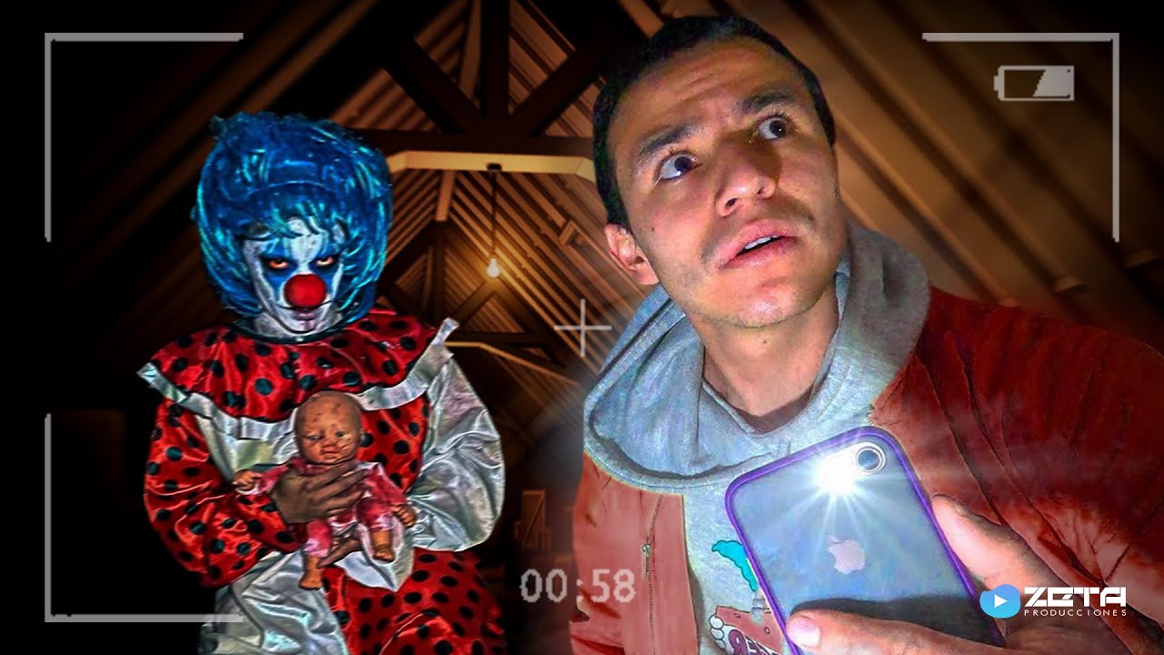 EL PAYASO LAZY aparece DETRAS de PARCERICO en el ATICO de SU CASA 😨😨 ...