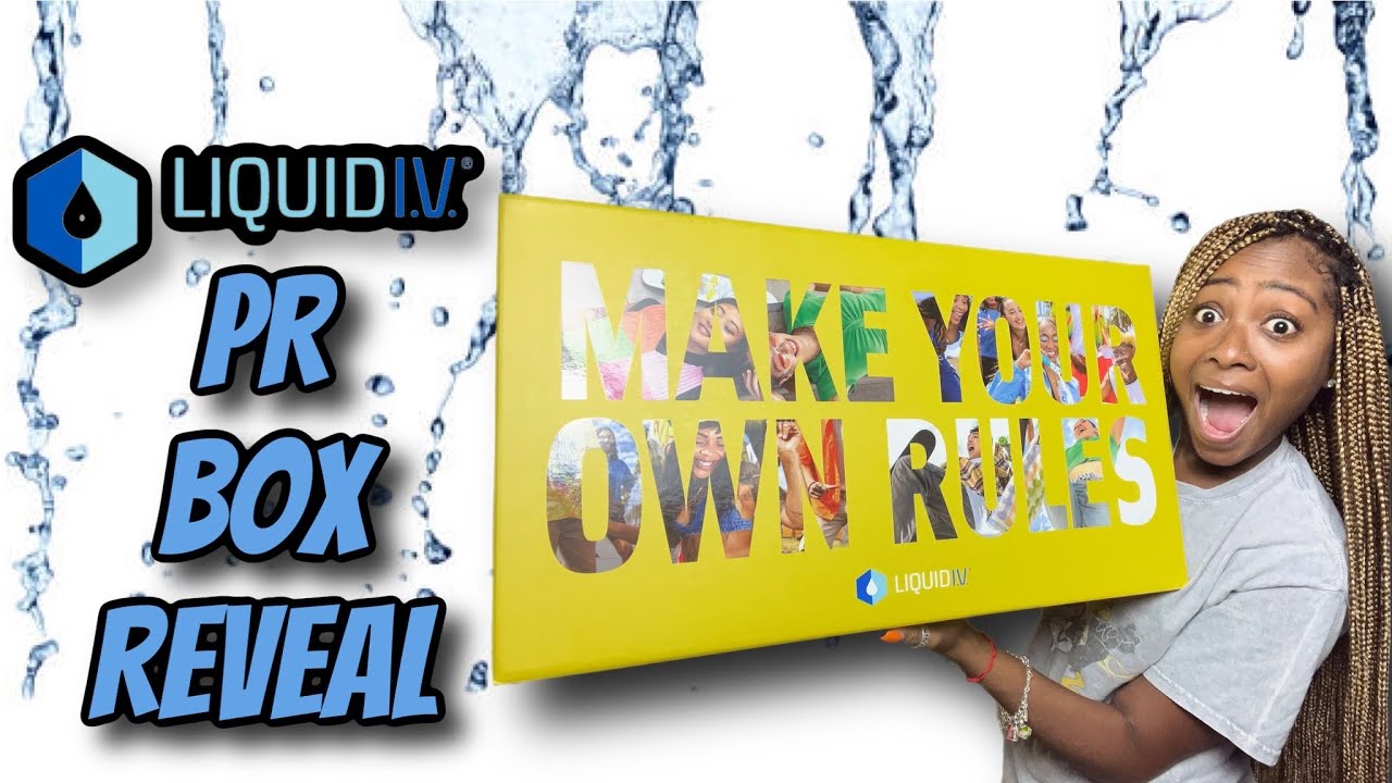 MY FIRST @Liquid-iv PR BOX🥹🎉💦Make Your Own Rules! - YouTube