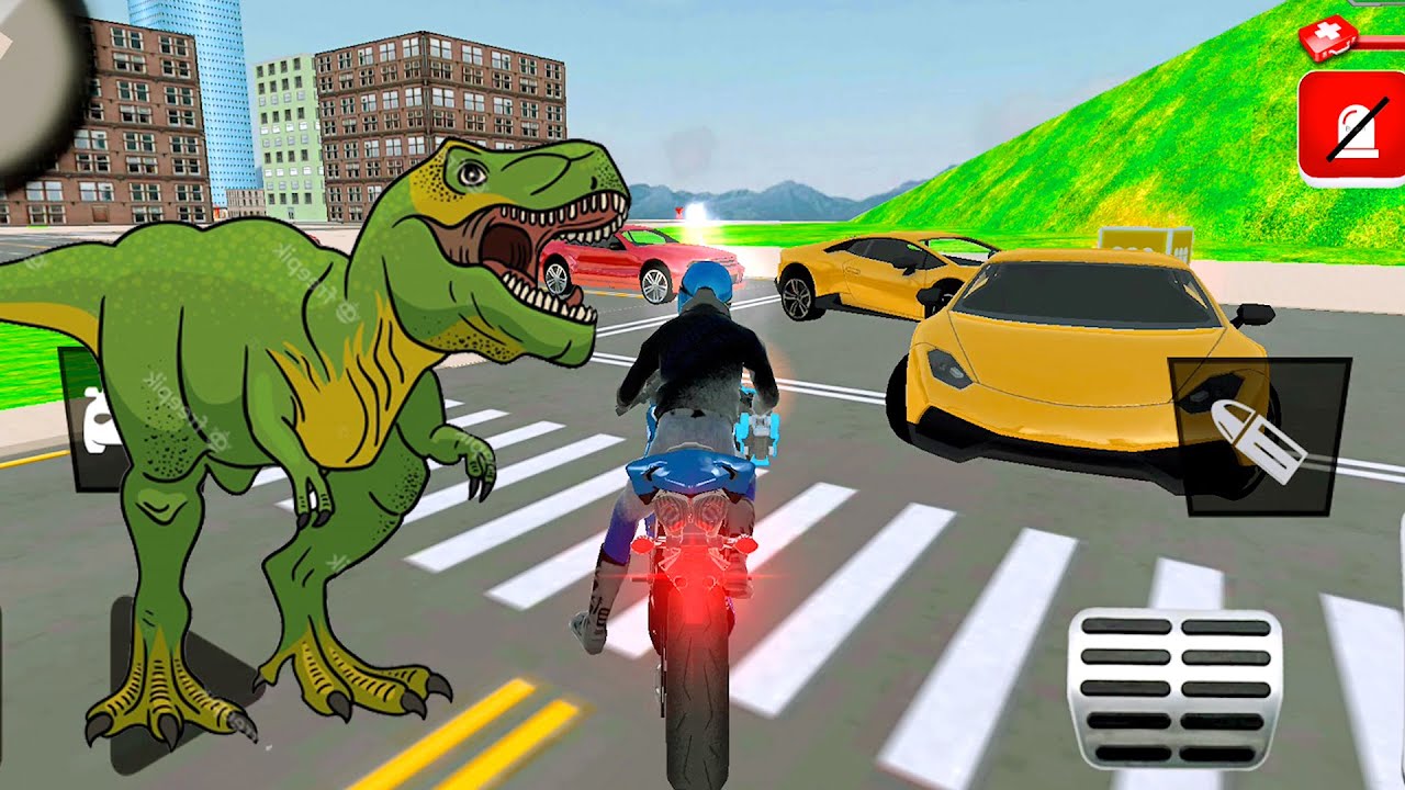 Indonesian Police Robot Transformation Real car gameing Fire Truck ...