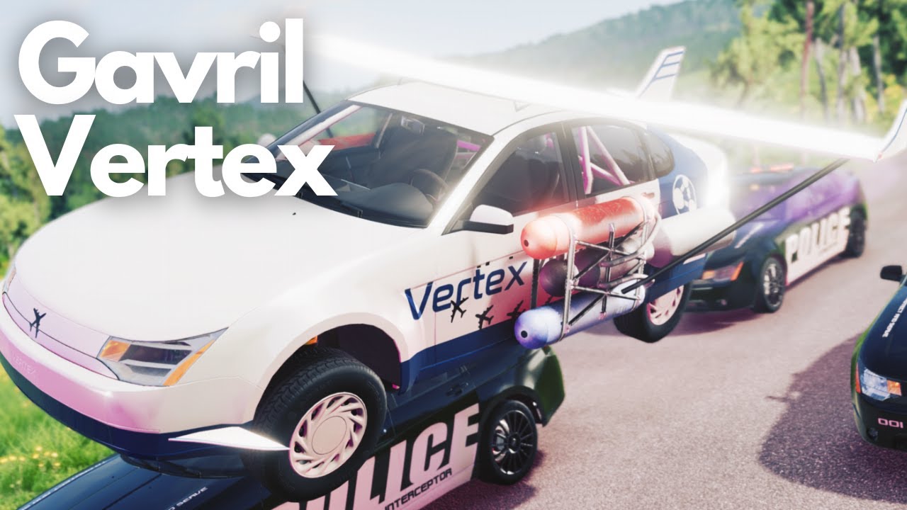 This Car Can Fly!!! Gavril Vertex Mod Review Beam.NG.Drive - YouTube
