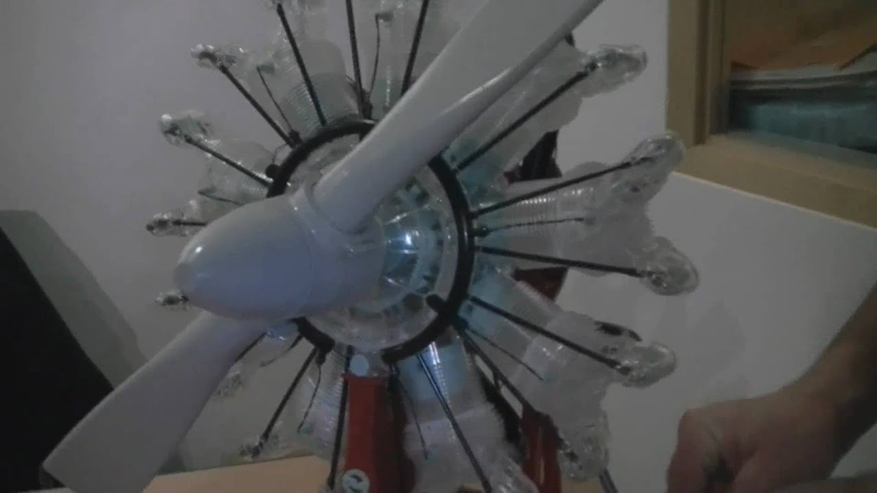 Radial engine internals - YouTube