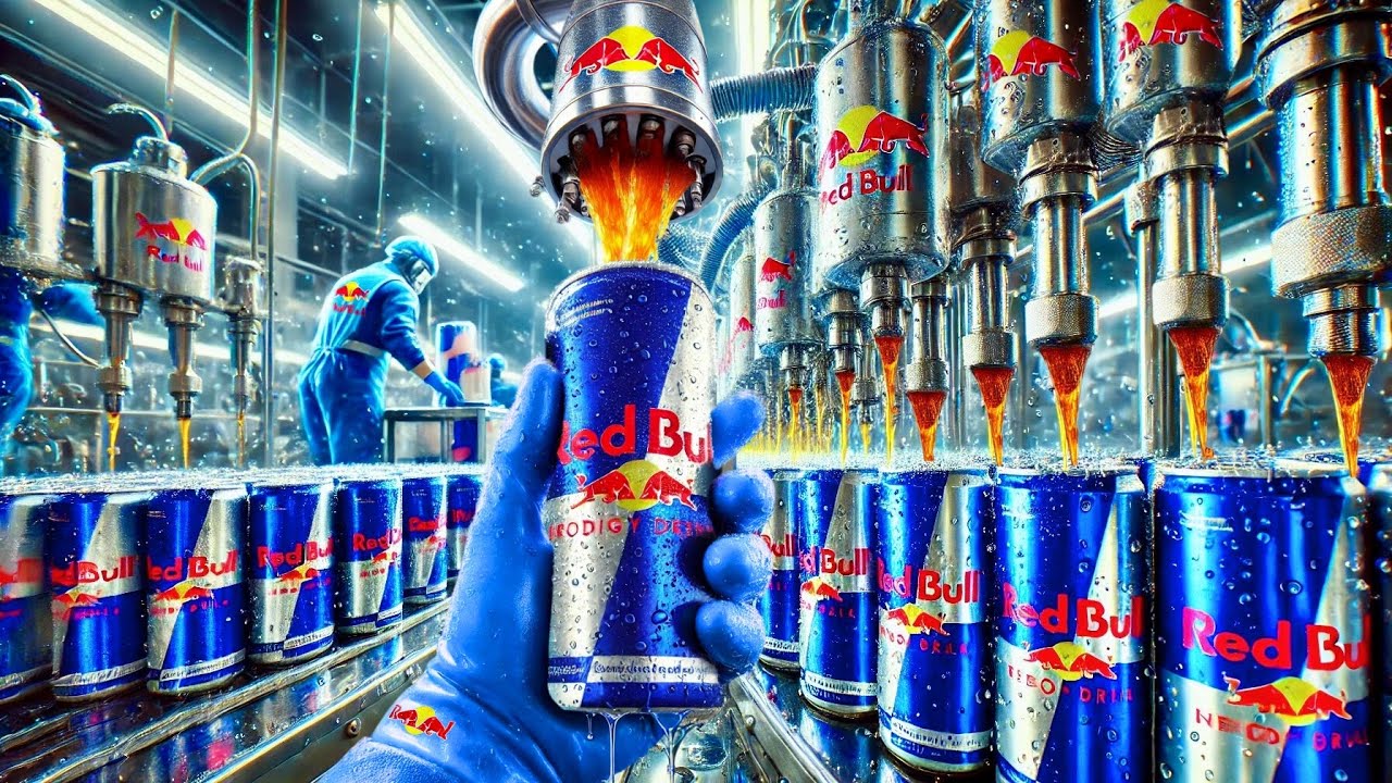 CÓMO se HACE el RED BULL🥤 | PROCESO de FÁBRICA 🏭 - YouTube