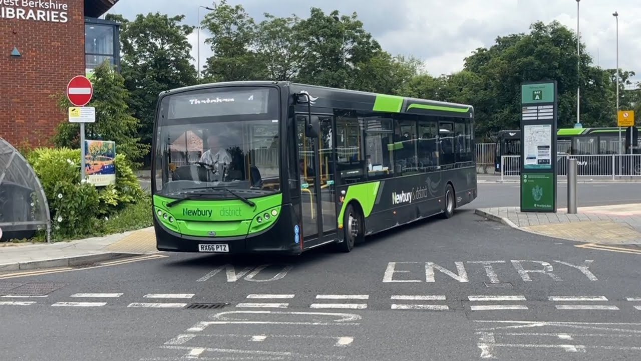 Buses at Newbury Wharf Bus Station - Saturday 13th July 2024 - YouTube
