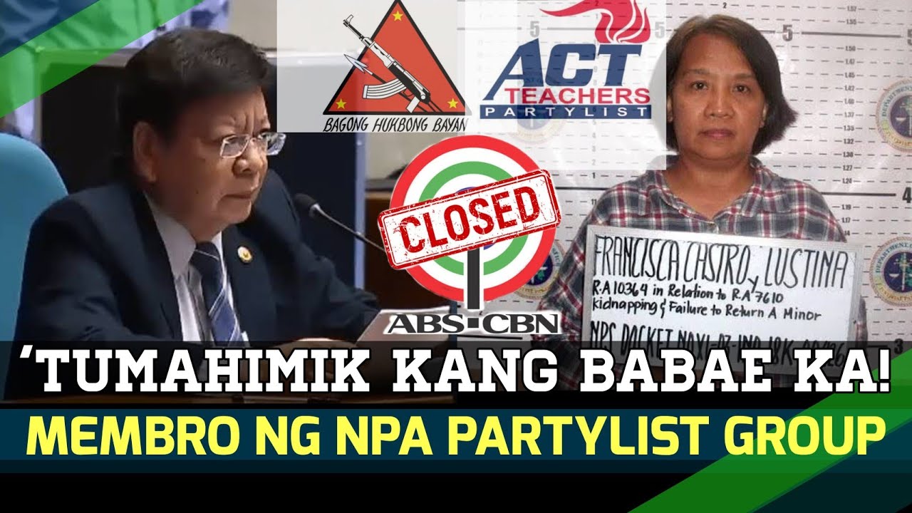 REP. MARCOLETA, BINASTOS NG ISANG BABAE NA SI FRANCISCA CASTRO | MEMBRO ...