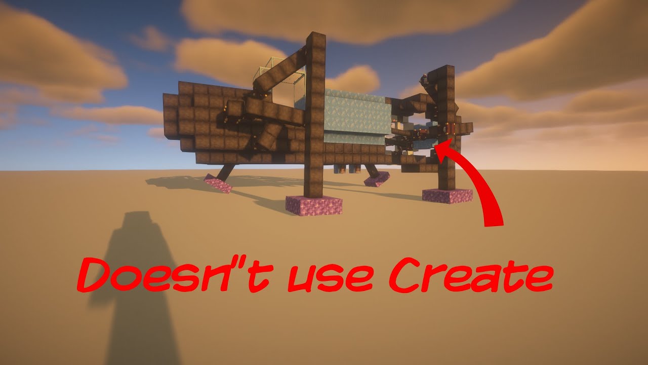 Minecraft Walking Machine: Valkyrien Skies - YouTube