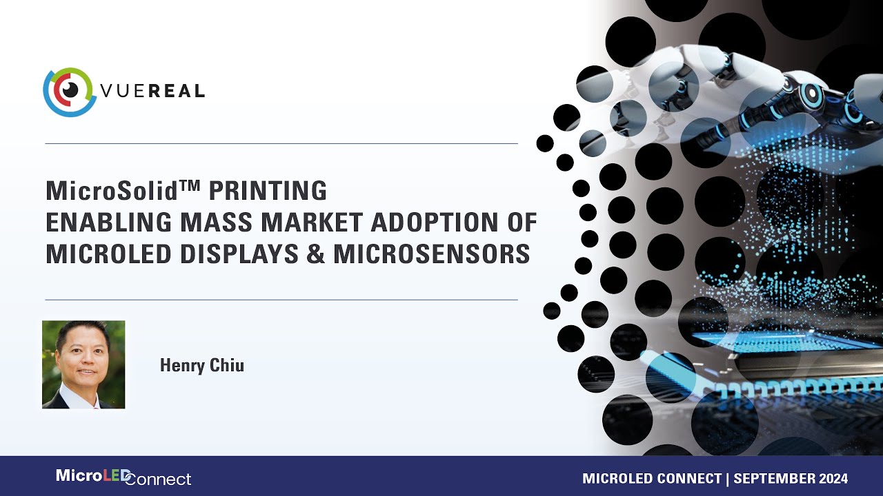 VueReal | Making MicroLED the next OLED in a $180B display market ...