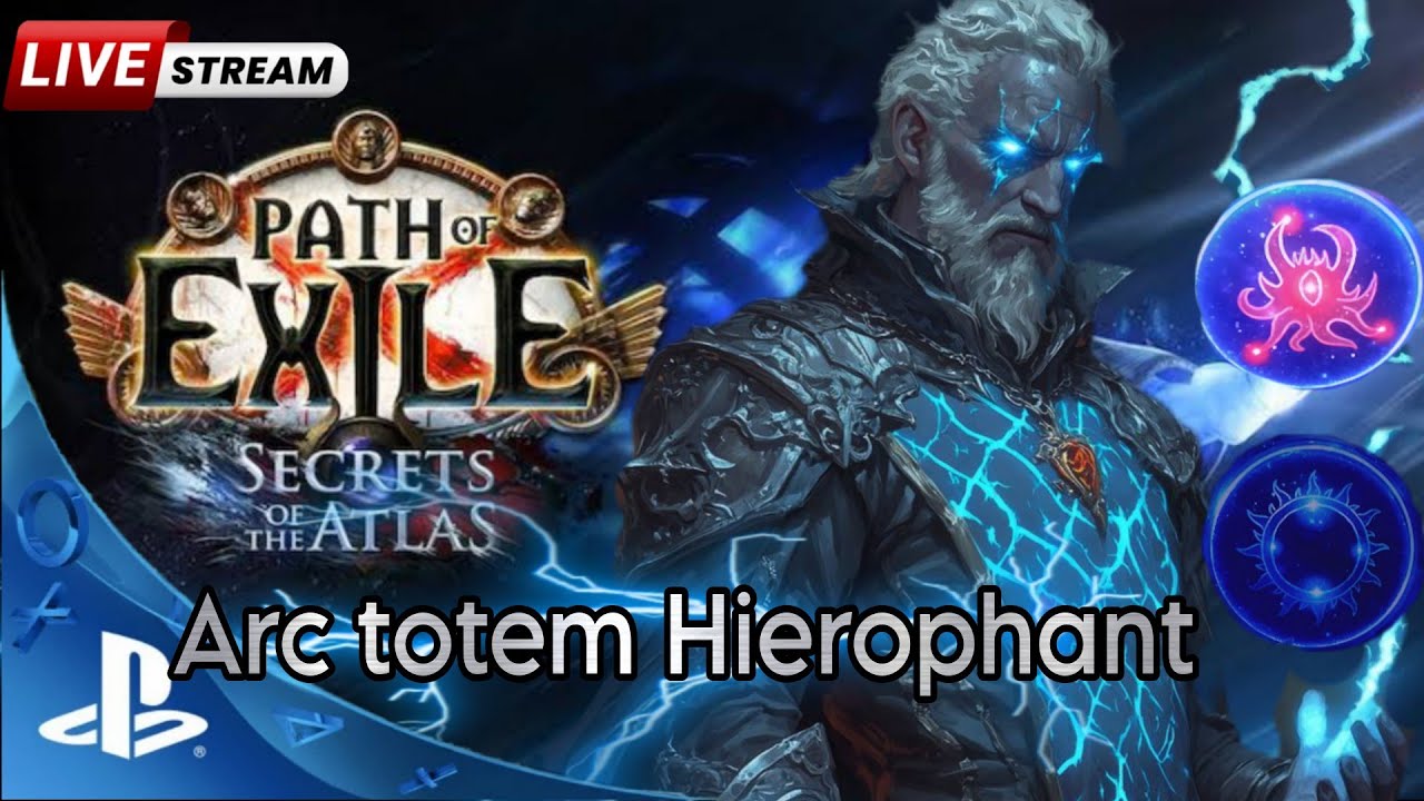 Path of exile 3.26 no PS5 . Madrugando nos farms !!! # Arc totem ...