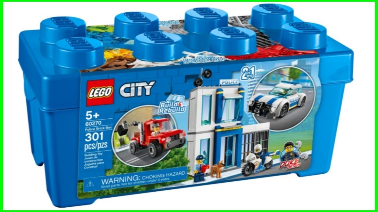 LEGO POLICE BRICK BOX - YouTube