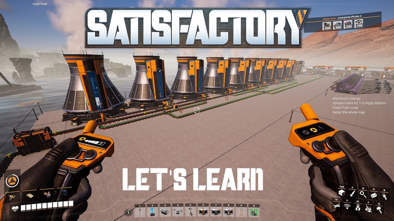 Satisfactory | Let's Learn | Mega Storage Example - Nuclear Power - YouTube