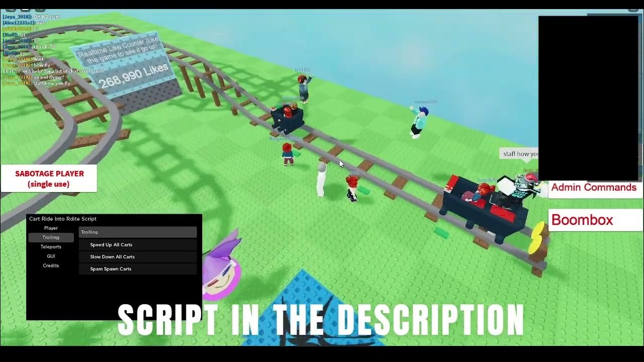 *OP* Cart Ride Into Rdite TROLLING SCRIPT (WORKING 2023) - YouTube