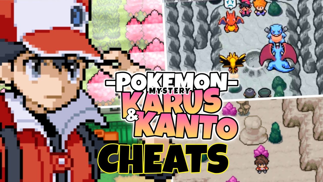 POKEMON MYSTERY KARUS AND KANTO Cheats ⁉️ - YouTube