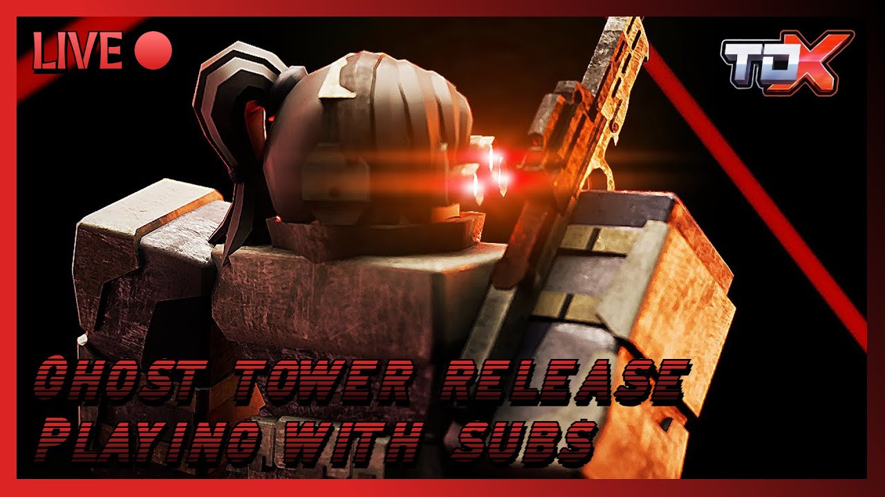 Trying out the new Ghost tower in TDX plus the ghost skins! - YouTube