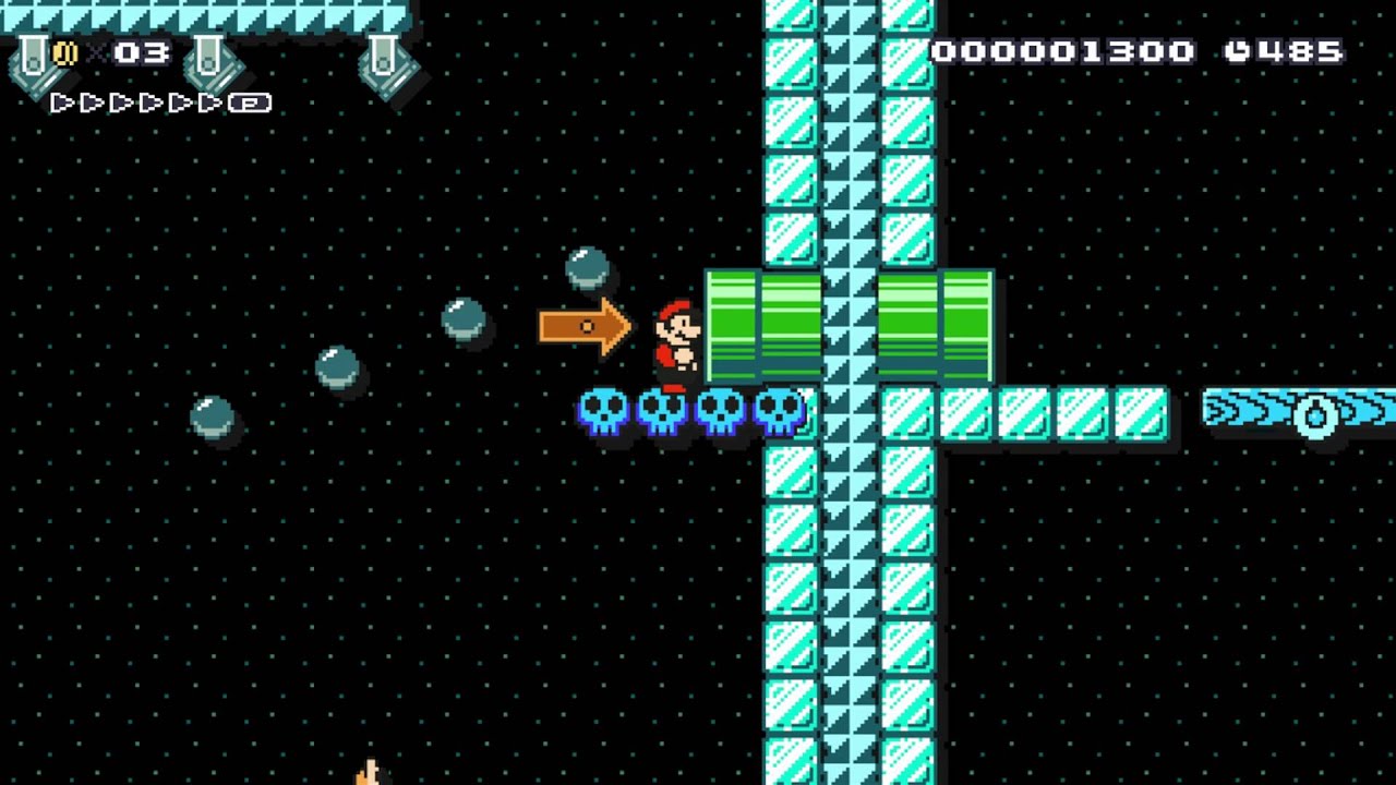 Super Mario Maker - The Ice Cavern - YouTube