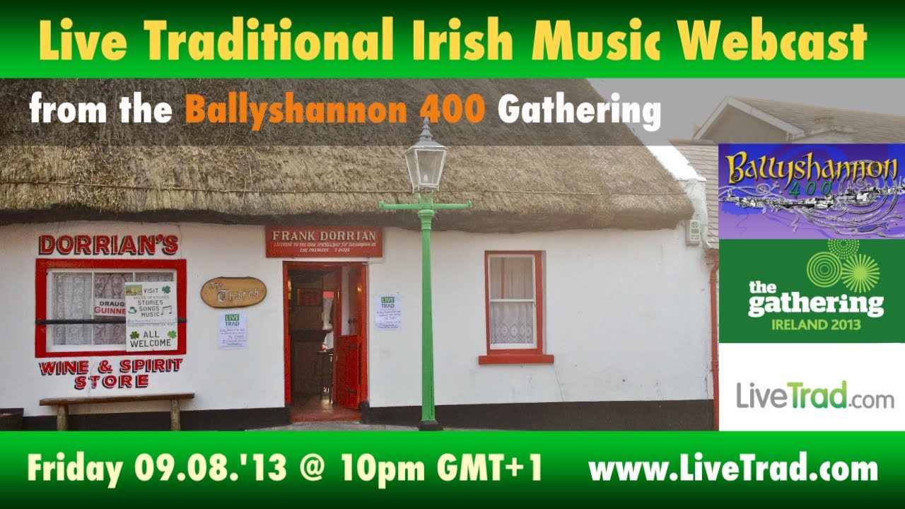 Live traditional Irish music session from Irish Thatched Bar ...