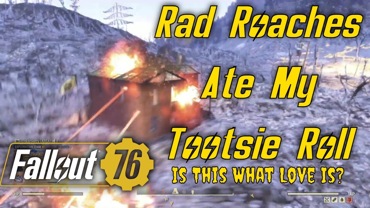 The Rad Roach Hunt A Fallout 76 Don't Eat The Bugs Special Red Rocket ...