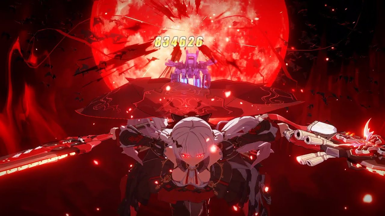 Honkai Impact 3rd - New Battlesuit Lunar Vow: Crimson Love, Tericula's ...