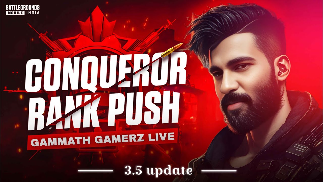 🔴CONQUEROR RANKPUSH UPDATE 3.5 LIVE || ROAD TO 2K SUBSCRIBERS ...