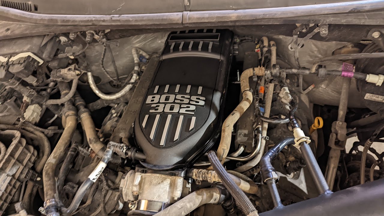 2016 5.0 F150 with Boss 302 manifold swap. - YouTube