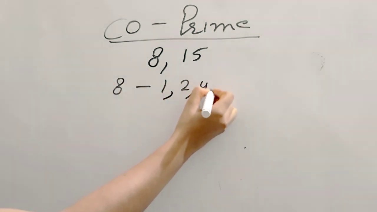 Co Prime Numbers What Is Co Prime Numbers YouTube