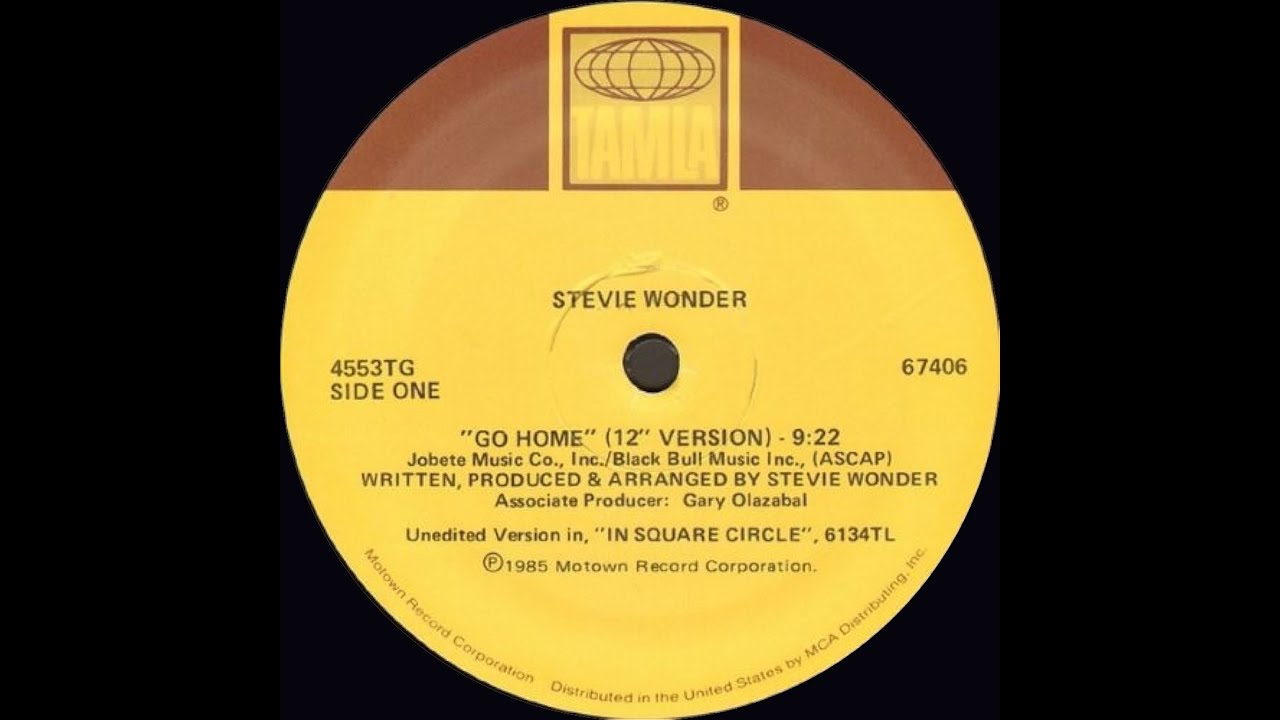 Stevie Wonder - Go Home (12 Inch Version) - YouTube