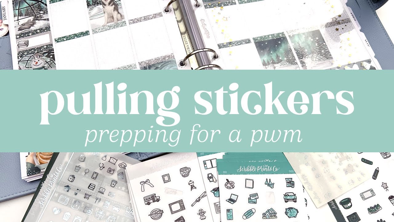 Pulling Stickers ☆ Prepping for a PWM - YouTube