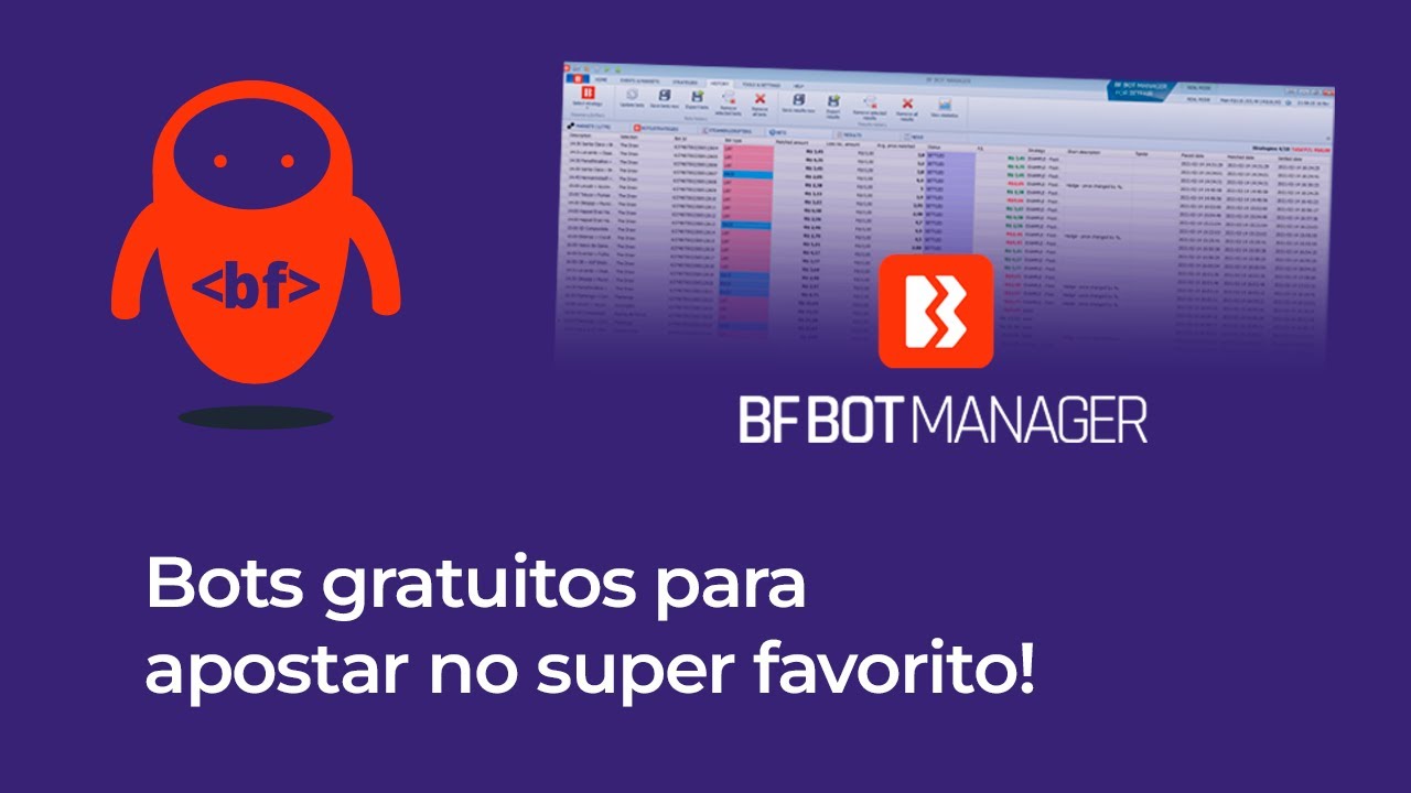 🤖 BOTS GRATUITOS PARA APOSTAR NO SUPER FAVORITO! BF BOT MANAGER ...