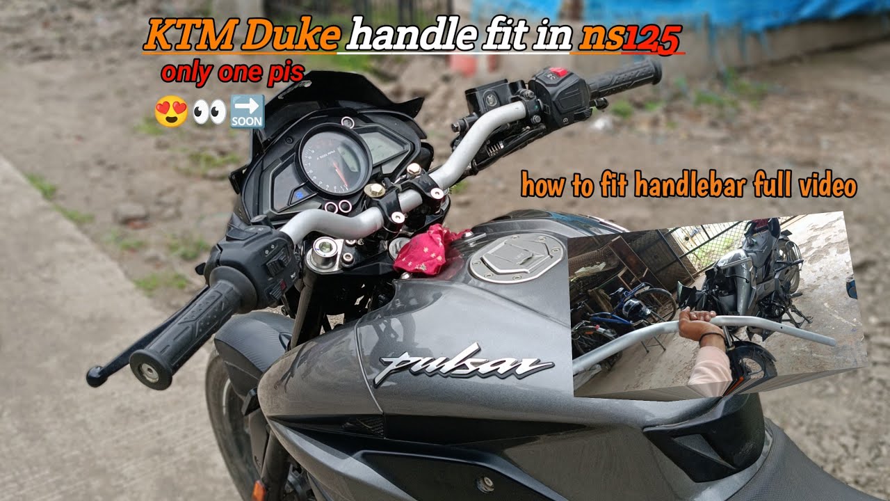 KTM DUKE🥵 HANDLEBAR FITTING😍 IN NS125 FULL VIDEO 😍🔜... #modified #ns125 ...