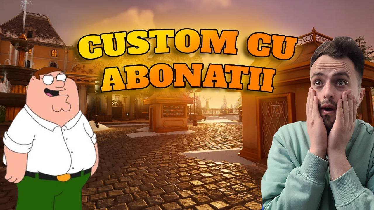 EVENT PE FORNTITE LA CUSTOM CU ABONATIII LIVE FORTNITE ROMANIA! - YouTube