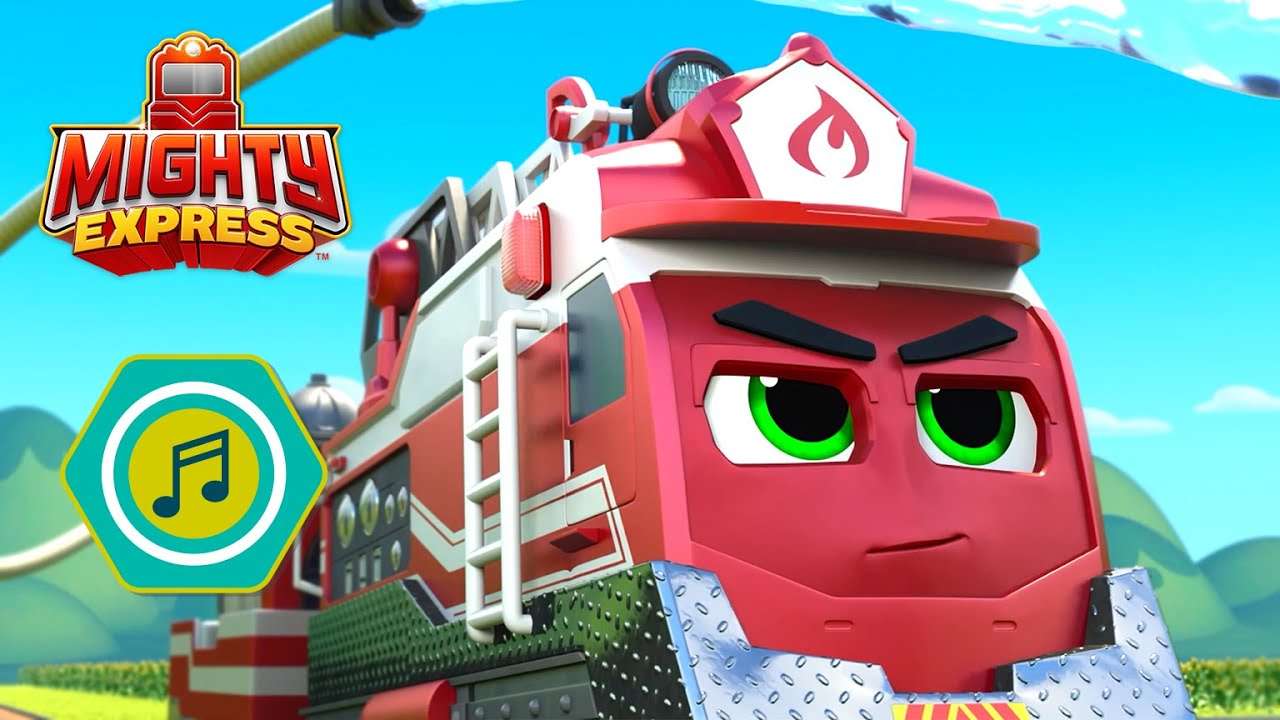 Rescue Red Will Save the Day! 🔥 🎵 | Mighty Express Sing Along | Songs ...