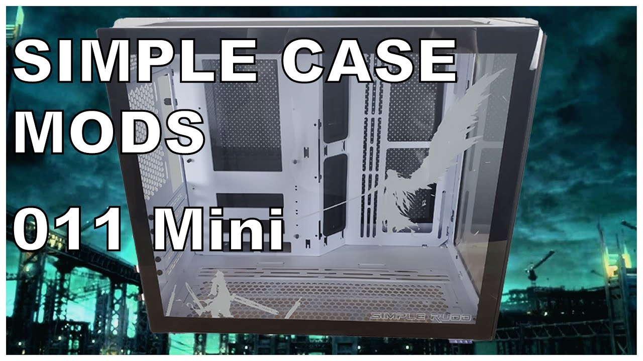 Simple Case Mods on Lian Li 011 Mini - YouTube