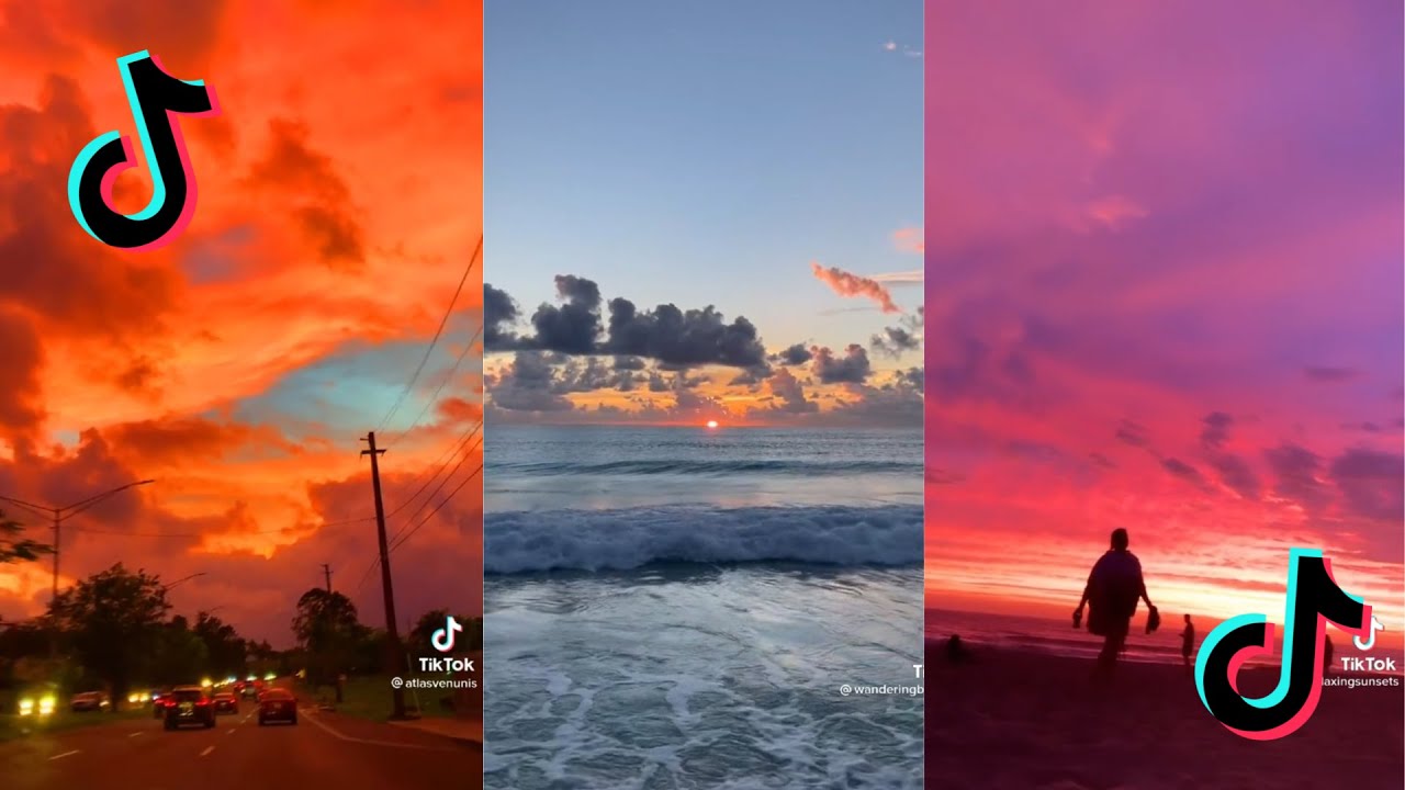 The best sunsets on TikTok #1 - YouTube