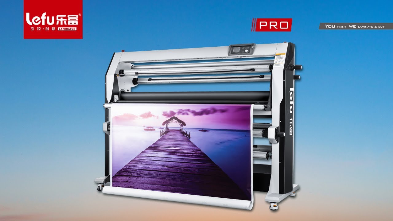 LeFu LF1700-D2 Automatic Hot and Cold Laminator - YouTube